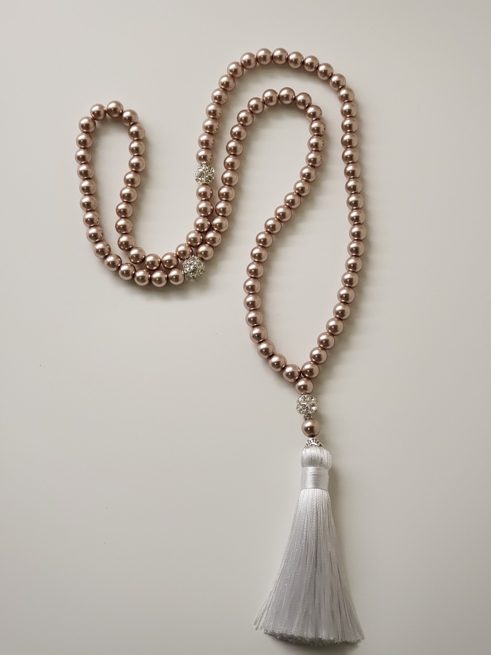 Tasbih Pearl Beads Islamic Prayer Beads Wedding Tasbeeh - Etsy