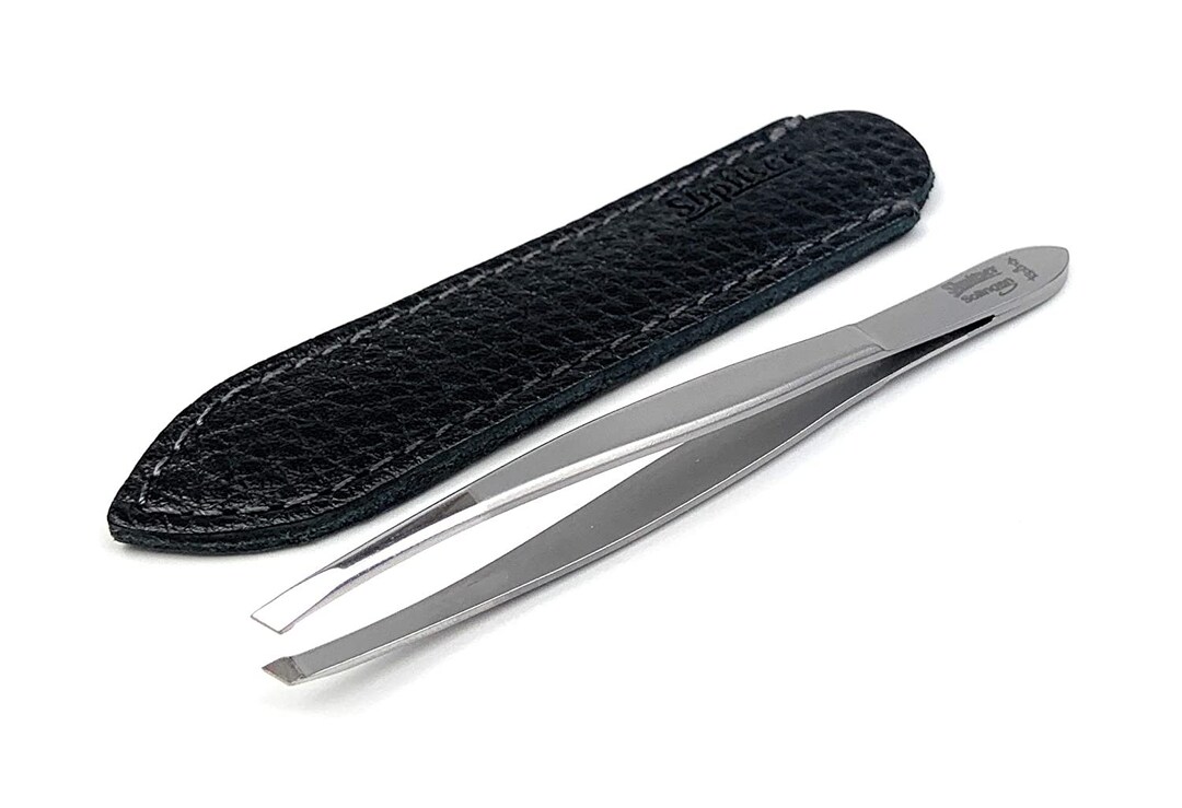 Shpitser Stainless Steel Topinox Slanted Tweezers Eyebrow Hair - Etsy