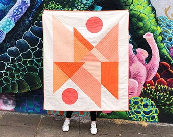 Mod Mountains Quilt Pattern PDF Download Modern Quilting - Etsy