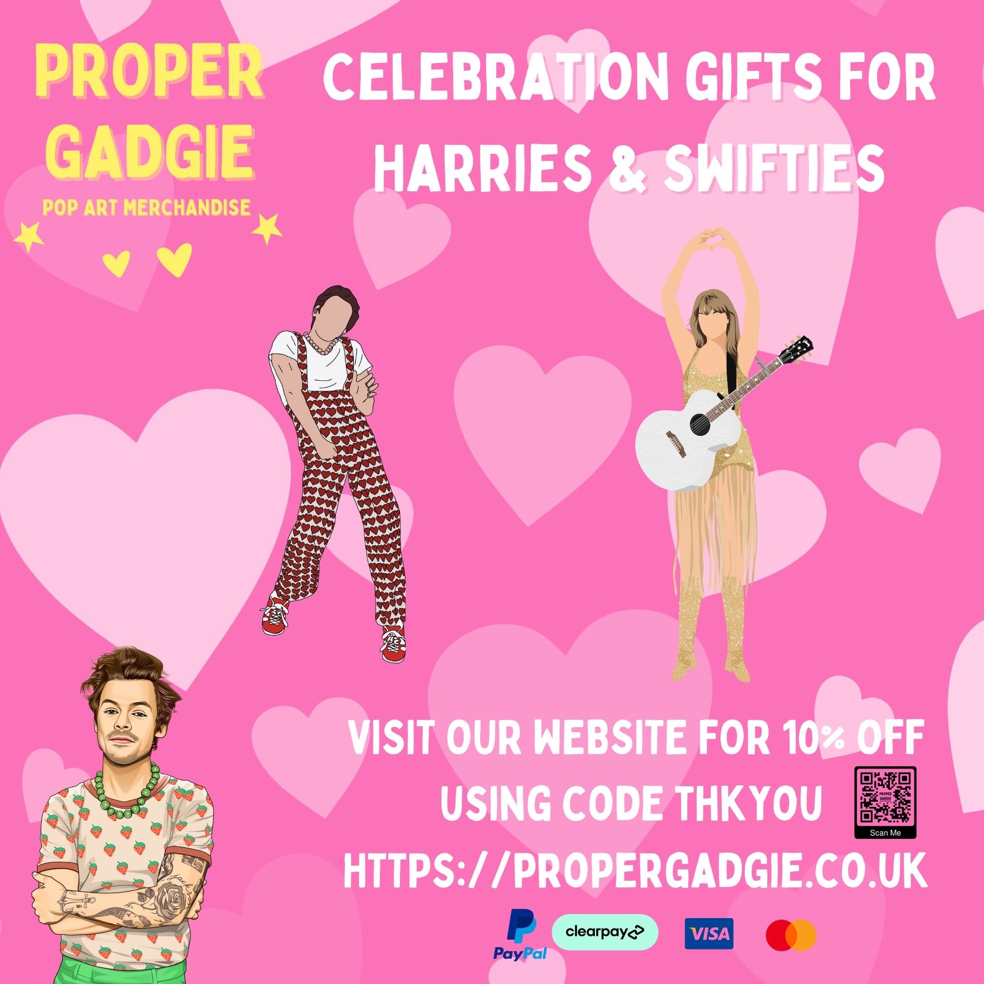 Taylor Eras Inspired Celebrate Gift Wrap, Swift Birthday Wrapping Paper ...