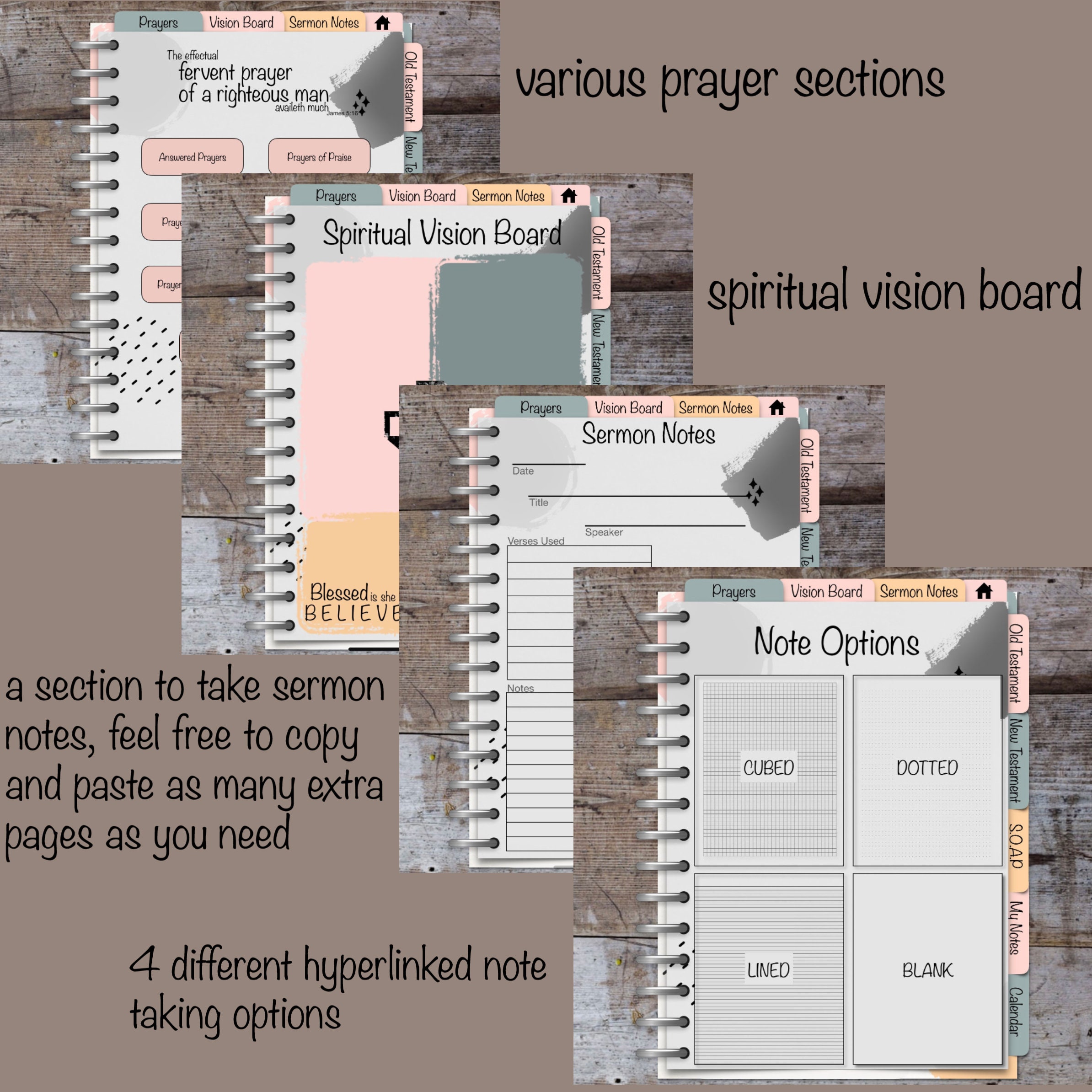 Digital Bible Journal / Prayer Journal, Goodnotes, Digital Journal ...