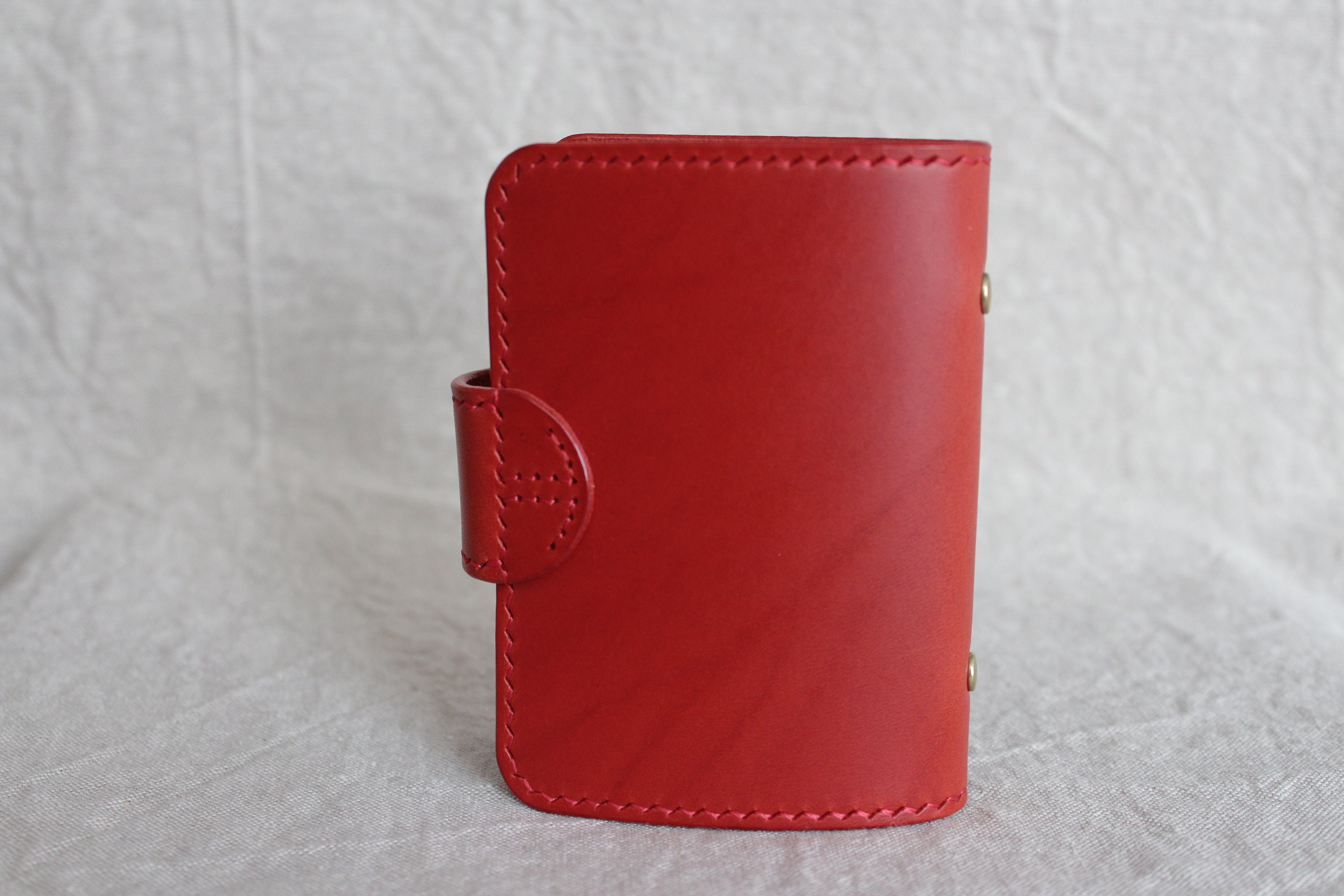 Handmade Veg Tan Leather Card Case/ Leather Card Wallet - Etsy