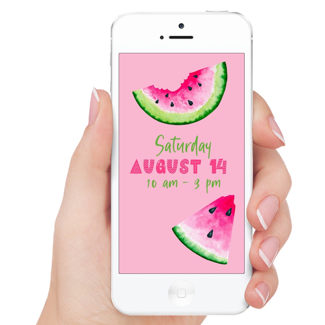 Watermelon Invitation Watermelon Party Editable Digital | Etsy