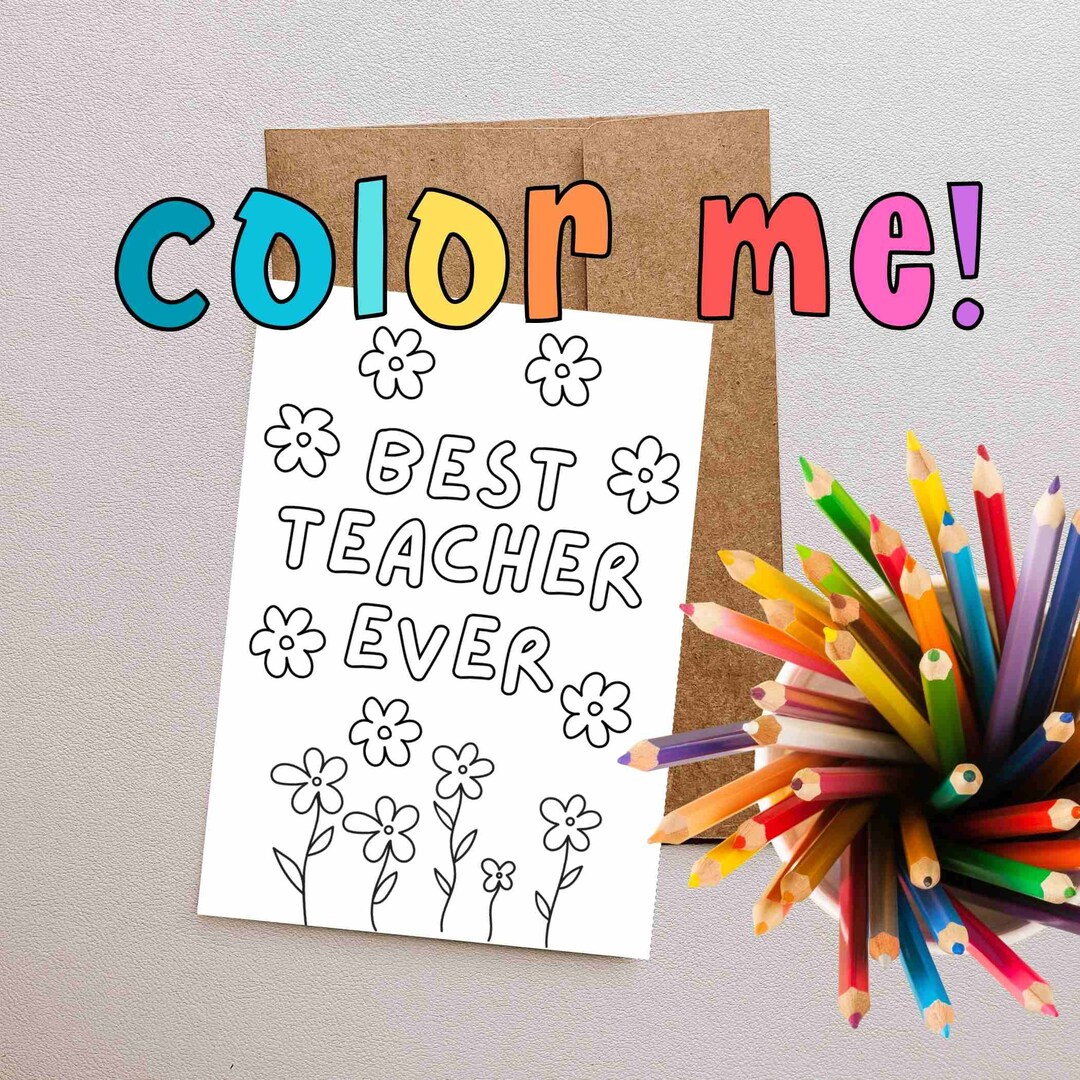 Printable Coloring Happy Birthday Card - A Creative and Personalized ...