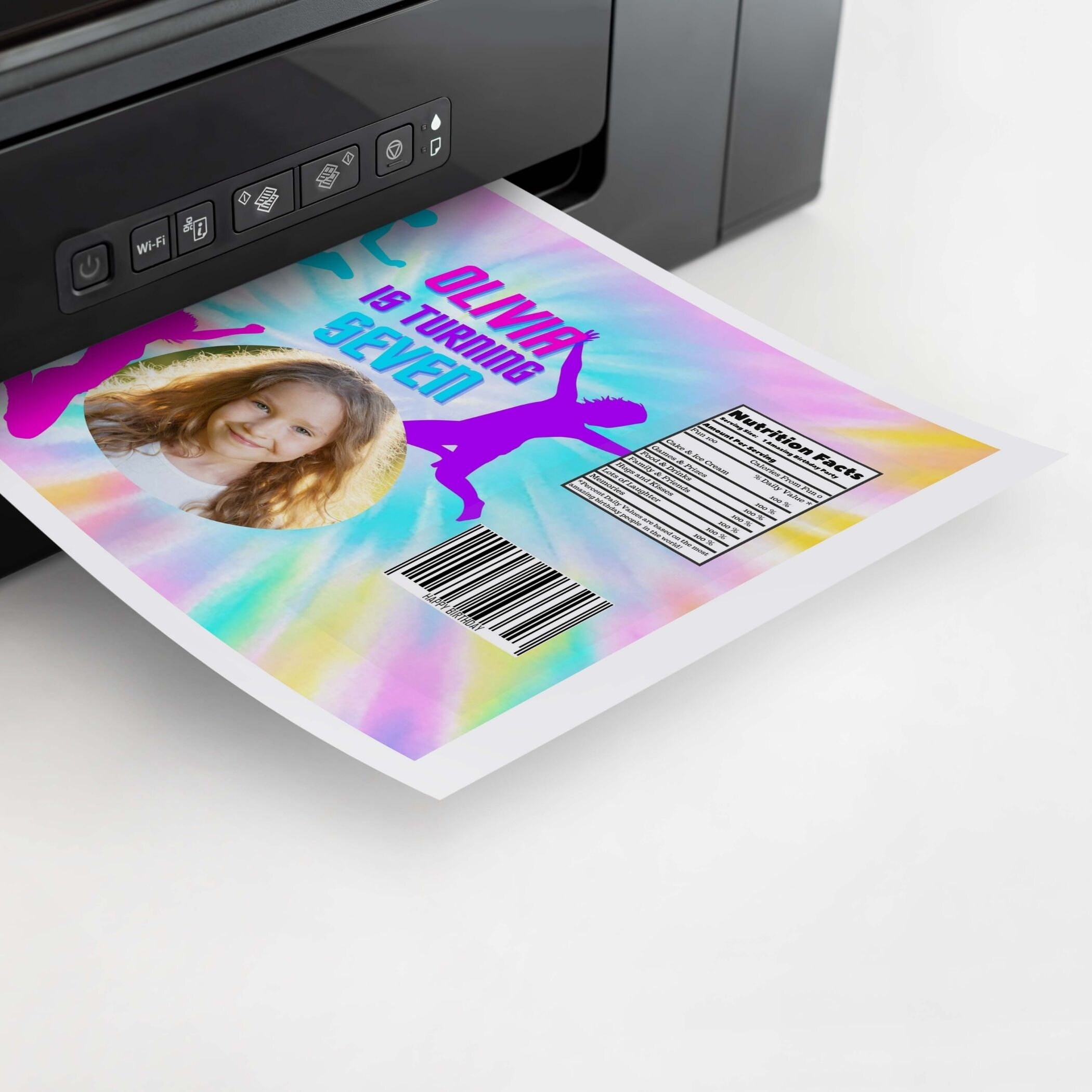 Jump Birthday Chip Bag, Trampoline Park Party Bounce House Party Jump ...