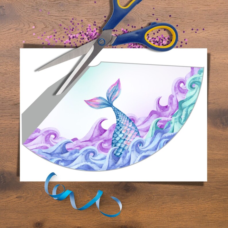 Mermaid Party Hats Girls Pool Under the Sea Birthday Party - Etsy