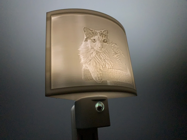 Custom Night-light - 3D Embossed Picture (lithophane) - Etsy