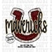 Mavericks Mascot PNG: Maroon & Gold Football Design (digital Download ...