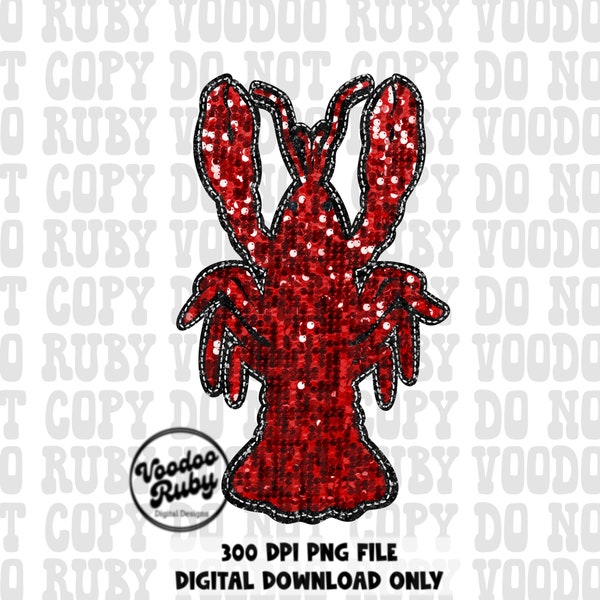 Crawfish Embroidery - Etsy