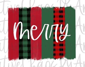 Brush Stroke Background Sublimation Christmas PNG Buffalo - Etsy