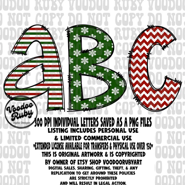 Christmas Doodle - Etsy