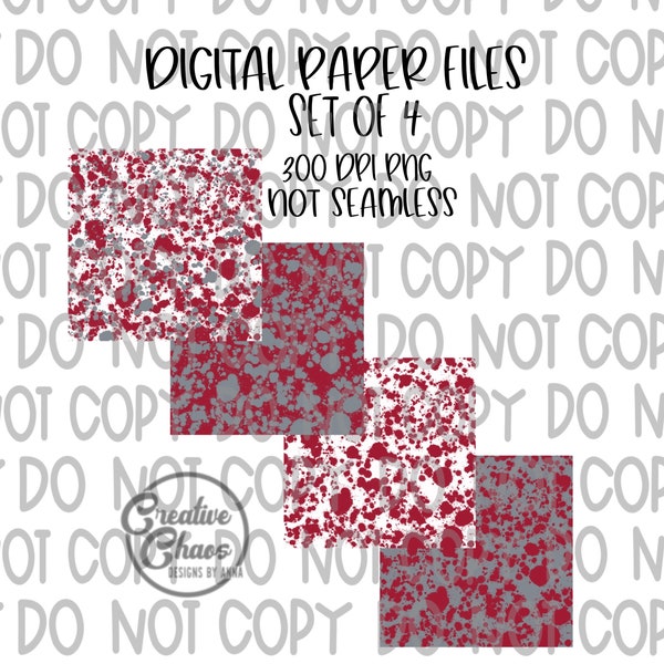 Red Splatter Background - Etsy