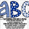 Doodle Alphabet PNG, Alphabet Letters PNG Bundle, Hand Drawn Doodles ...