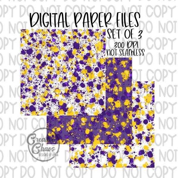 Purple and Gold - Etsy