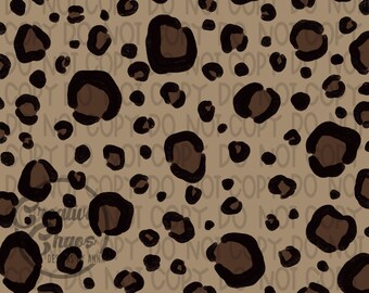 DIGITAL DOWNLOAD Leopard Print Digital Paper Scrapbook Paper - Etsy