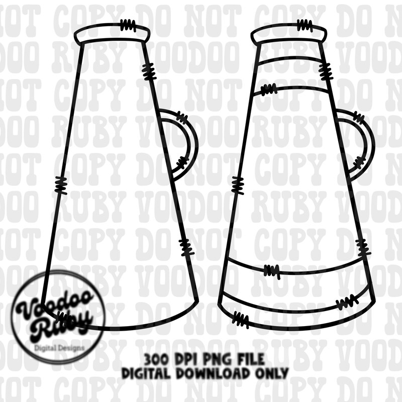 Megaphone Printable - Etsy