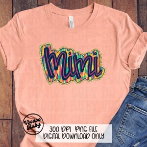 Glitter Mimi PNG Design, Sublimation Hand Drawn Digital Design ...
