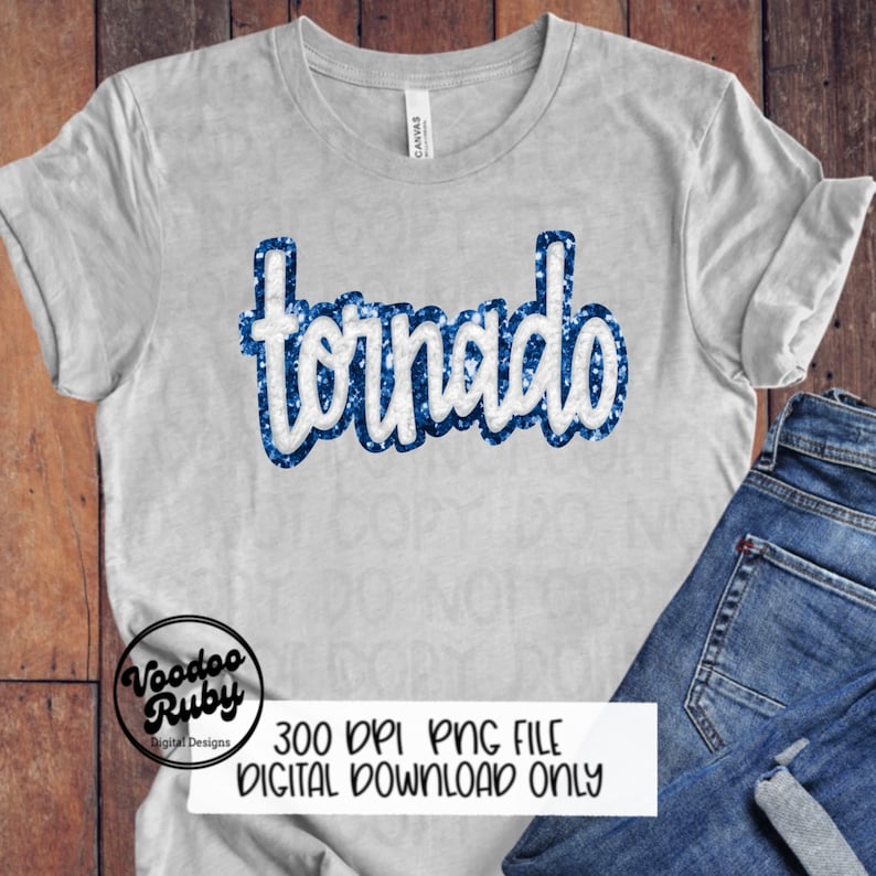 Tornado Mascot PNG: Blue & White Football Design (digital Download) - Etsy