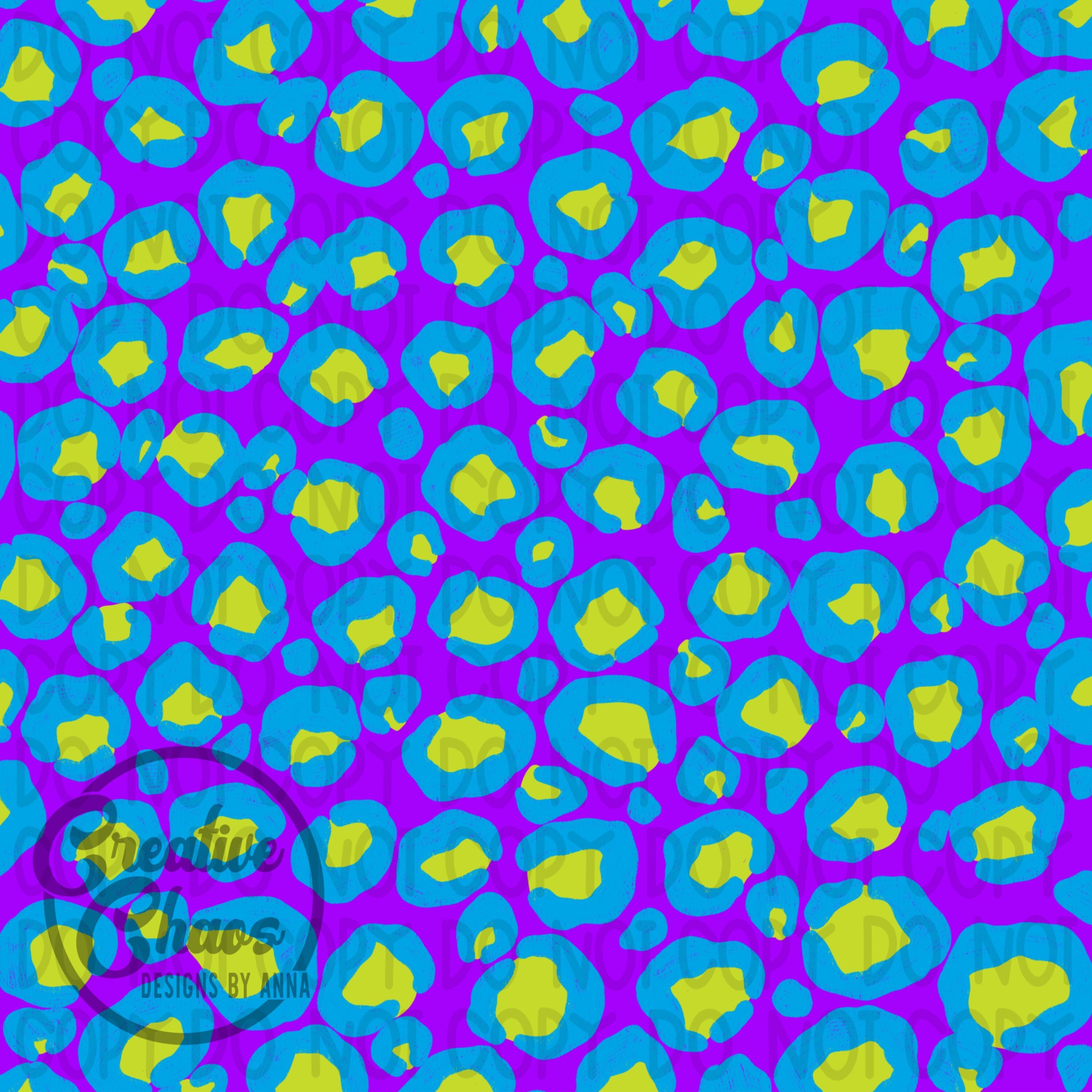 Neon Blue Zebra Print Backgrounds