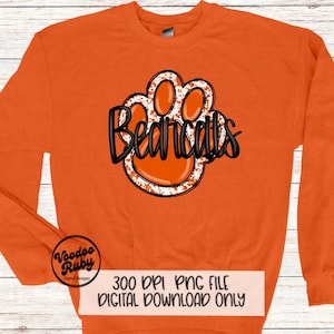 Bearcats PNG Design Sublimation Hand Drawn Digital Download Football ...