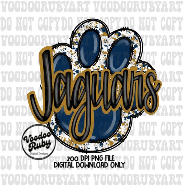 Jaguar Paw Print - Etsy