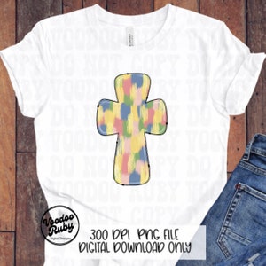 Christian Cross Jesus PNG Design Christian Cross Sublimation Hand Drawn ...
