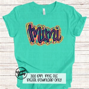 Glitter Mimi PNG Design, Sublimation Hand Drawn Digital Design ...