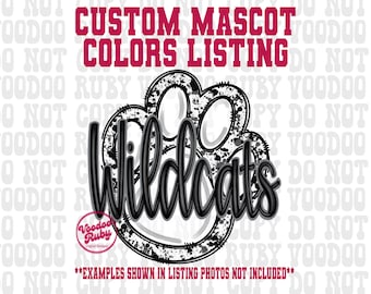 Colts PNG Design Custom Mascot Sublimation Hand Drawn Digital Download ...