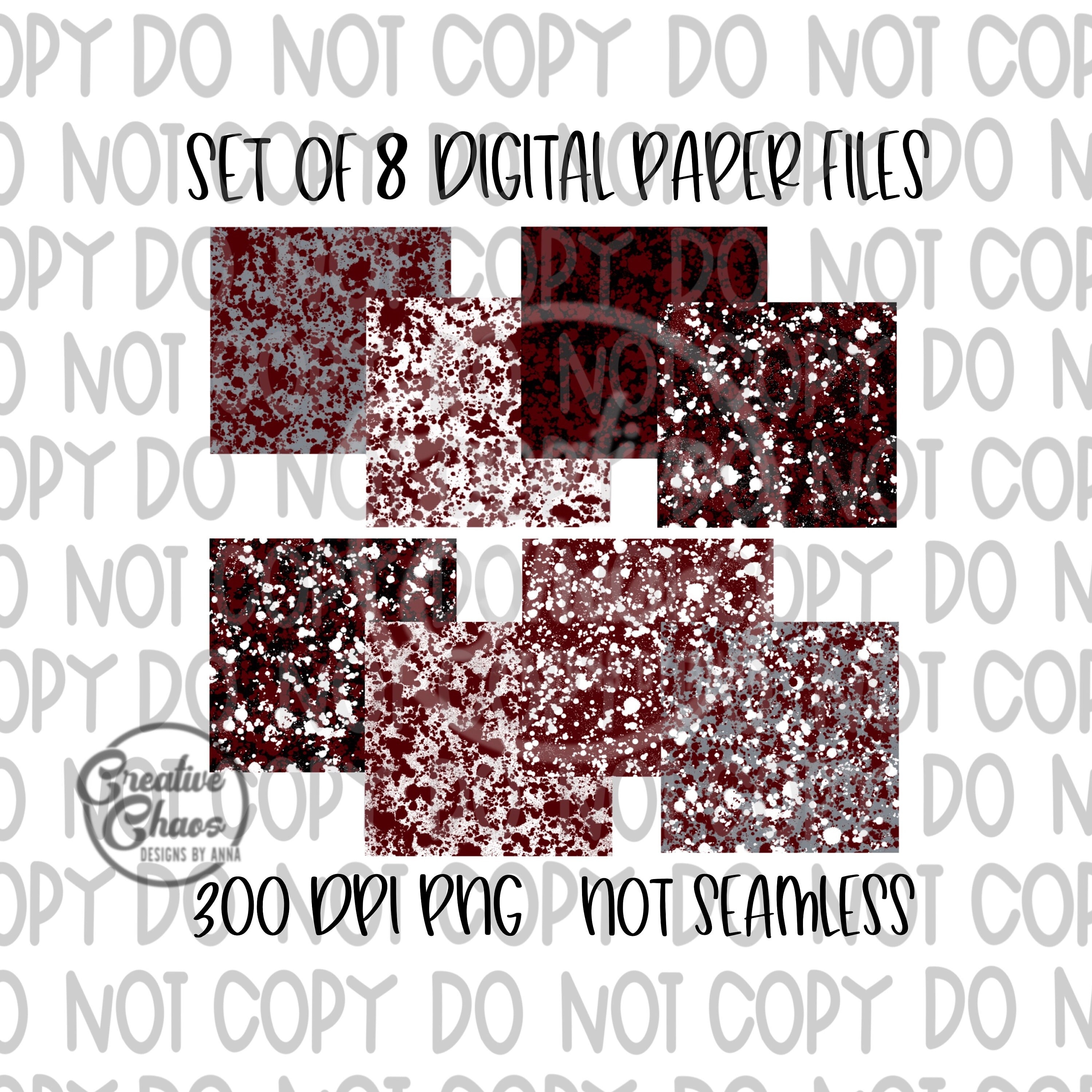 Maroon and Black Paint Splatter Png - Etsy