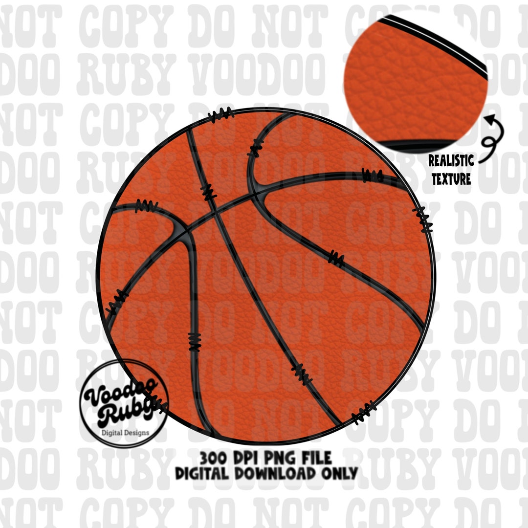 Hand Drawn Basketball PNG: Doodle Design (digital Download) - Etsy