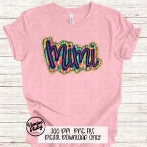 Glitter Mimi PNG Design, Sublimation Hand Drawn Digital Design ...