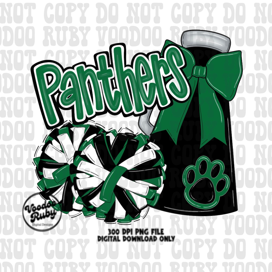 Panthers Cheer PNG: Hand Drawn Mascot Design (digital Download) - Etsy