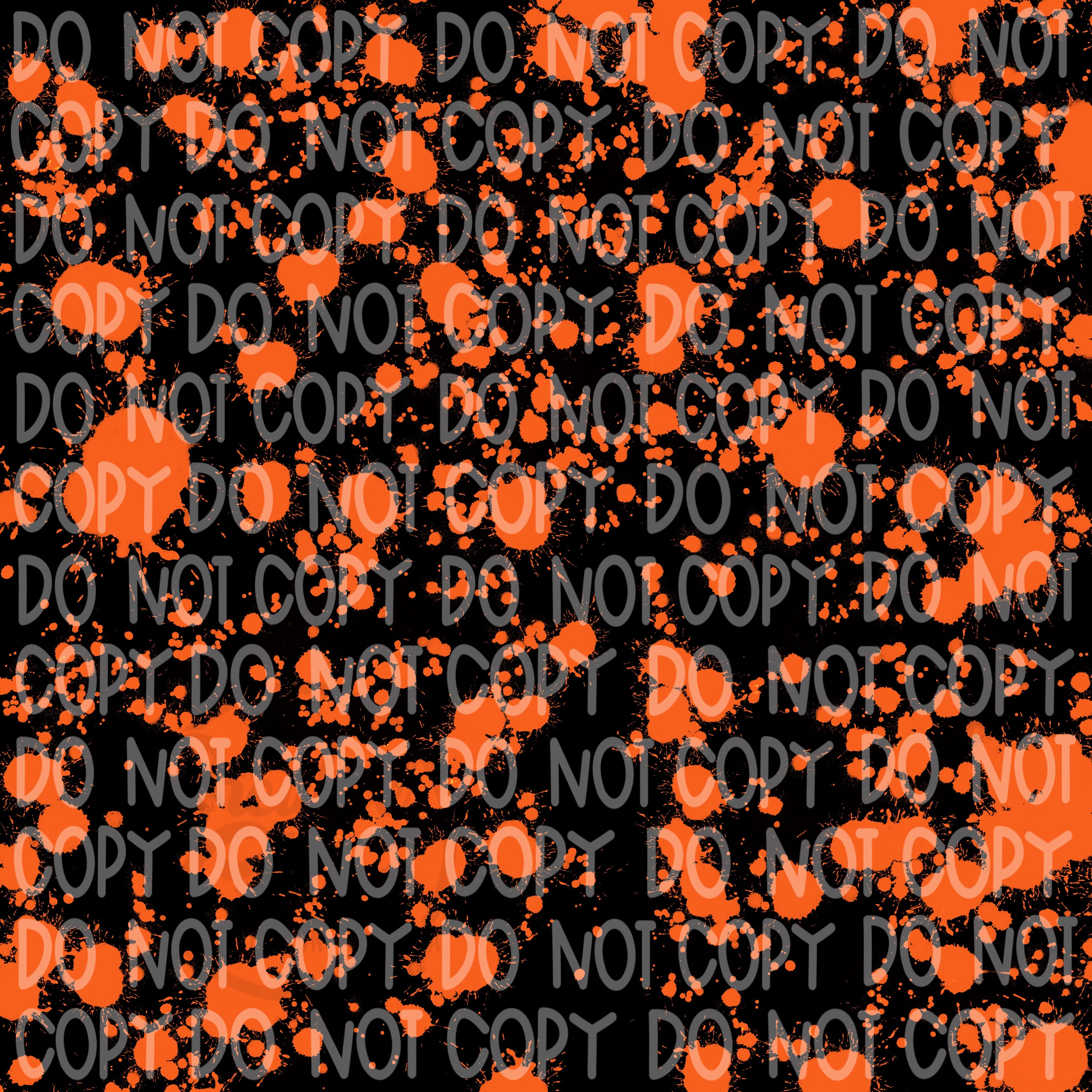 Halloween Paint Splatter Digital Paper PNG Bundle - Etsy