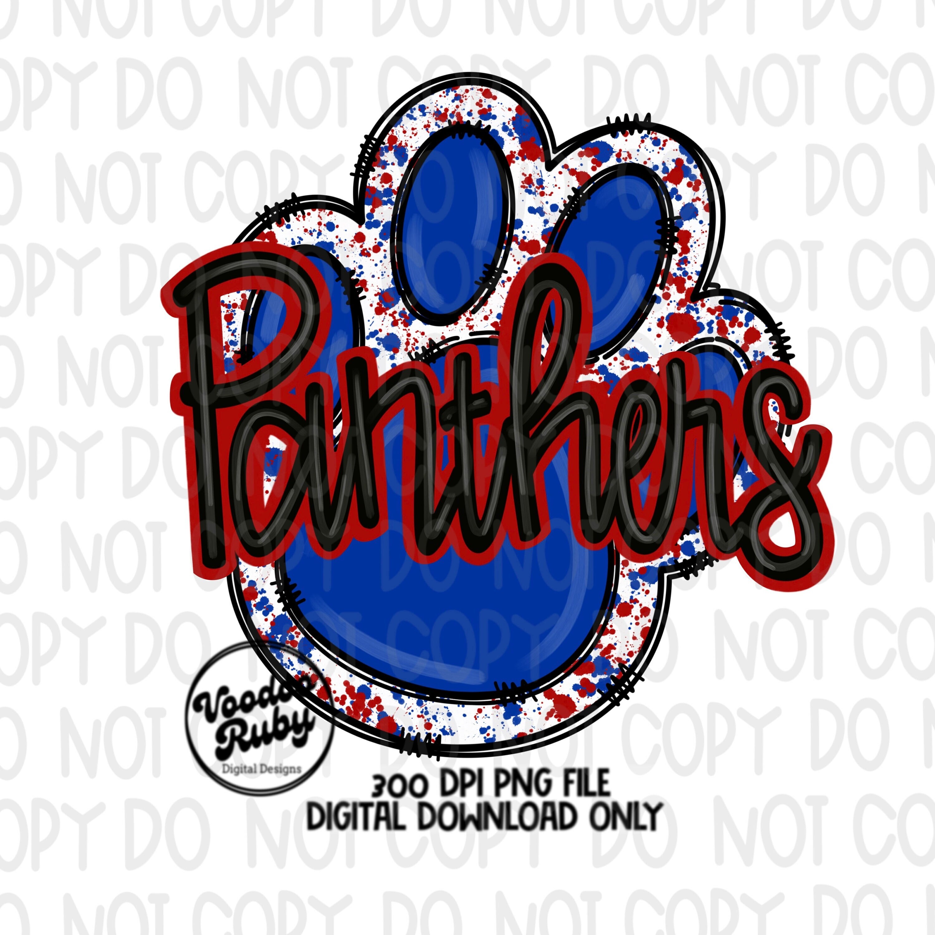 Panther Pawprint Clipart