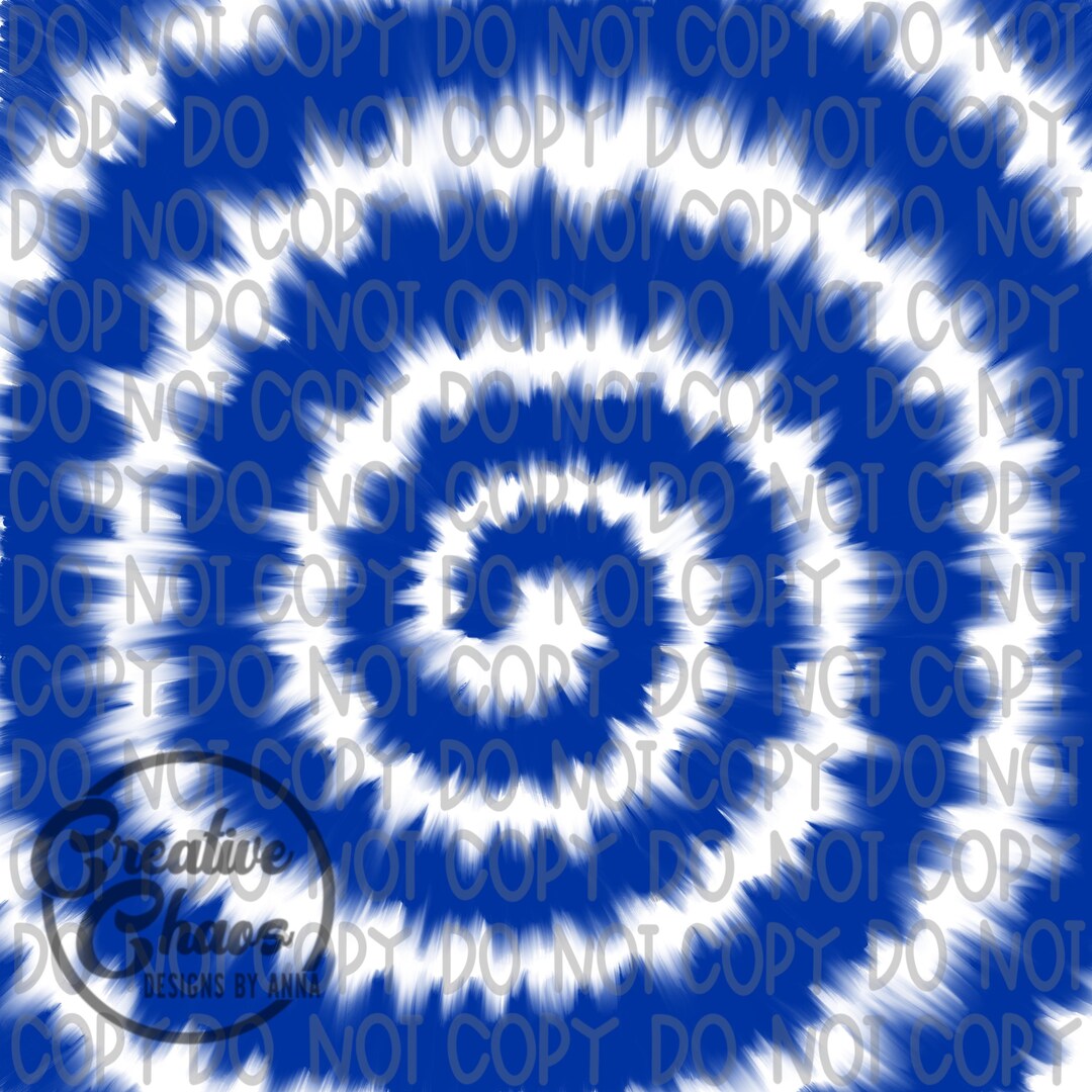 Blue White Tie Dye PNG Digital Paper PNG Hand Drawn Digital Download ...