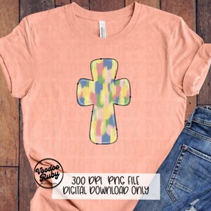 Christian Cross Jesus PNG Design Christian Cross Sublimation Hand Drawn ...