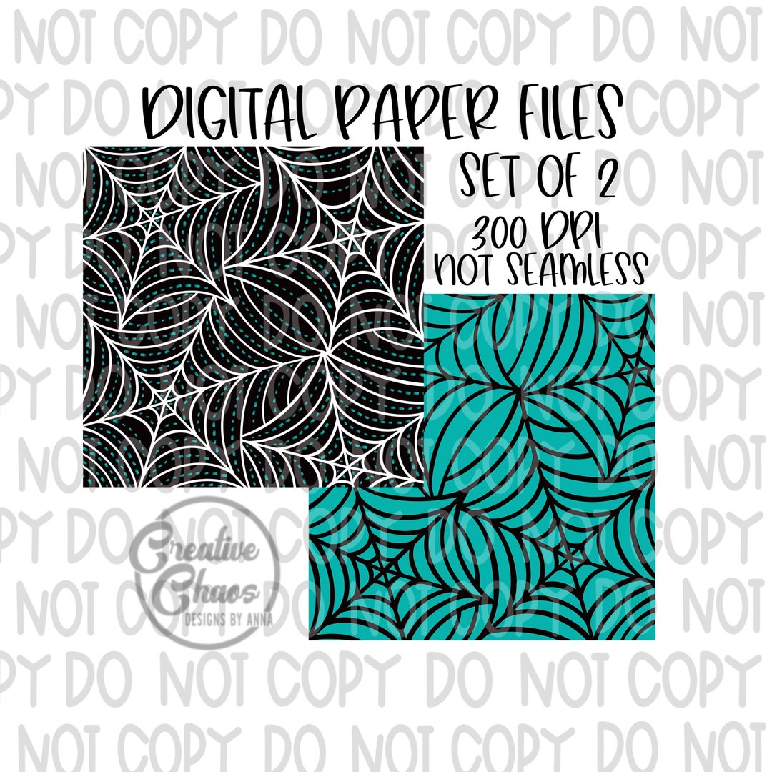 Halloween Spider Web Digital Paper PNG Sublimation Halloween PNG Hand ...