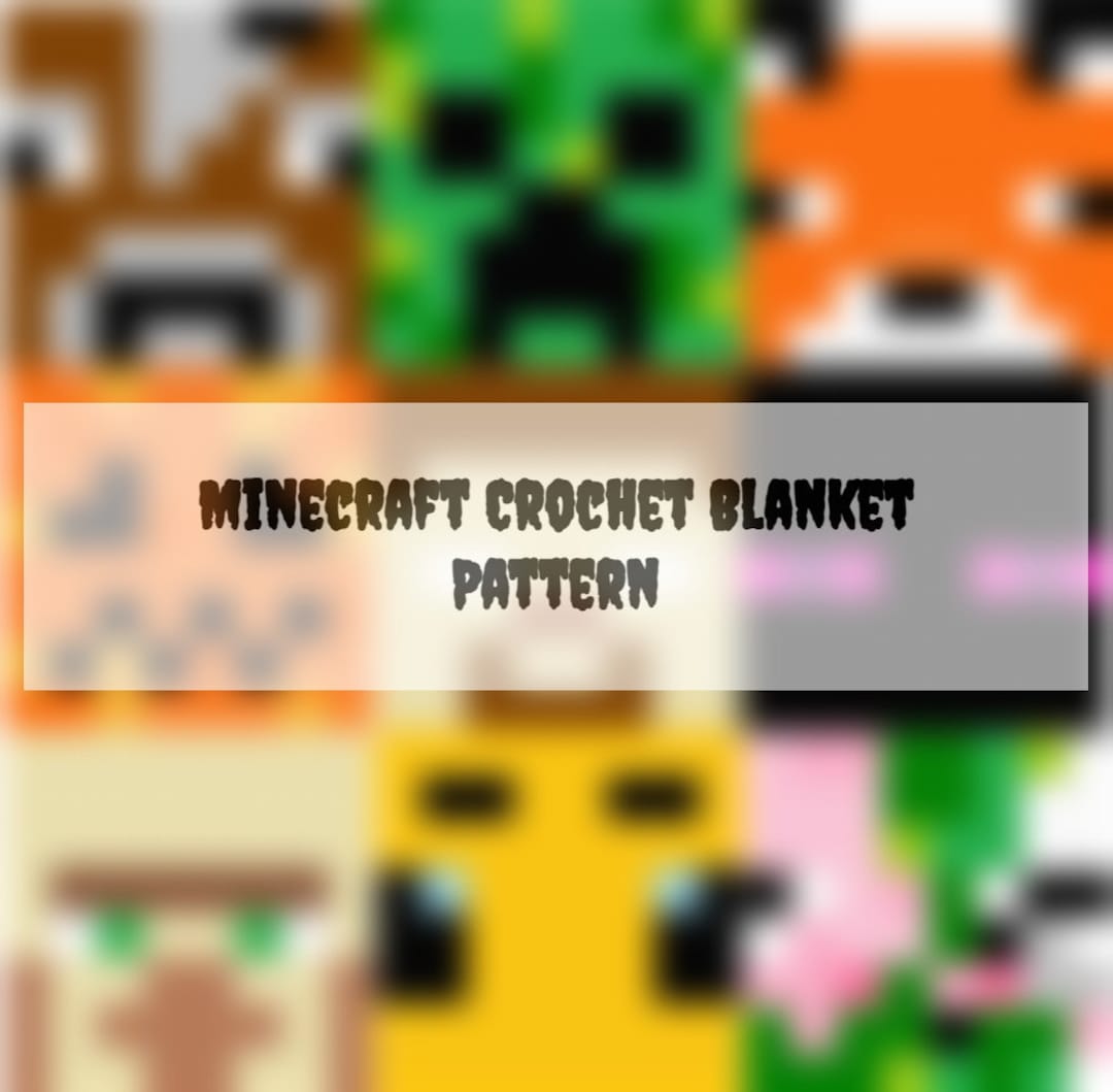 Minecraft Blanket PATTERN*C2C Crochet Blanket PATTERN* - Etsy
