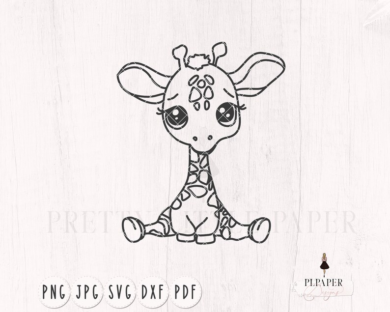 Cute Baby Giraffe Svg Nursery Svg Cute Giraffe Cutfile - Etsy
