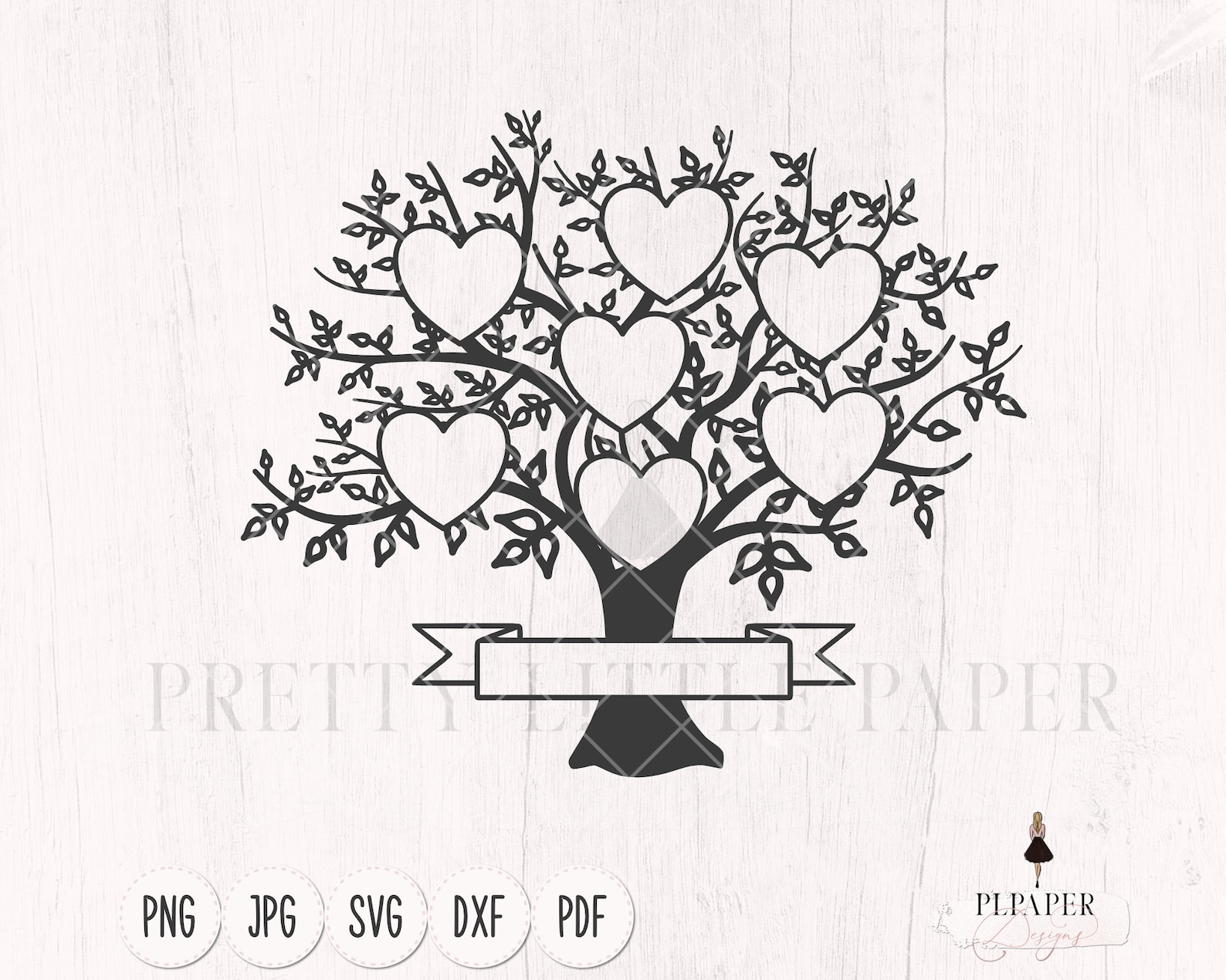 Family Tree Svg 7 Members, Family Reunion Svg, Custom Family Tree Svg 7 ...