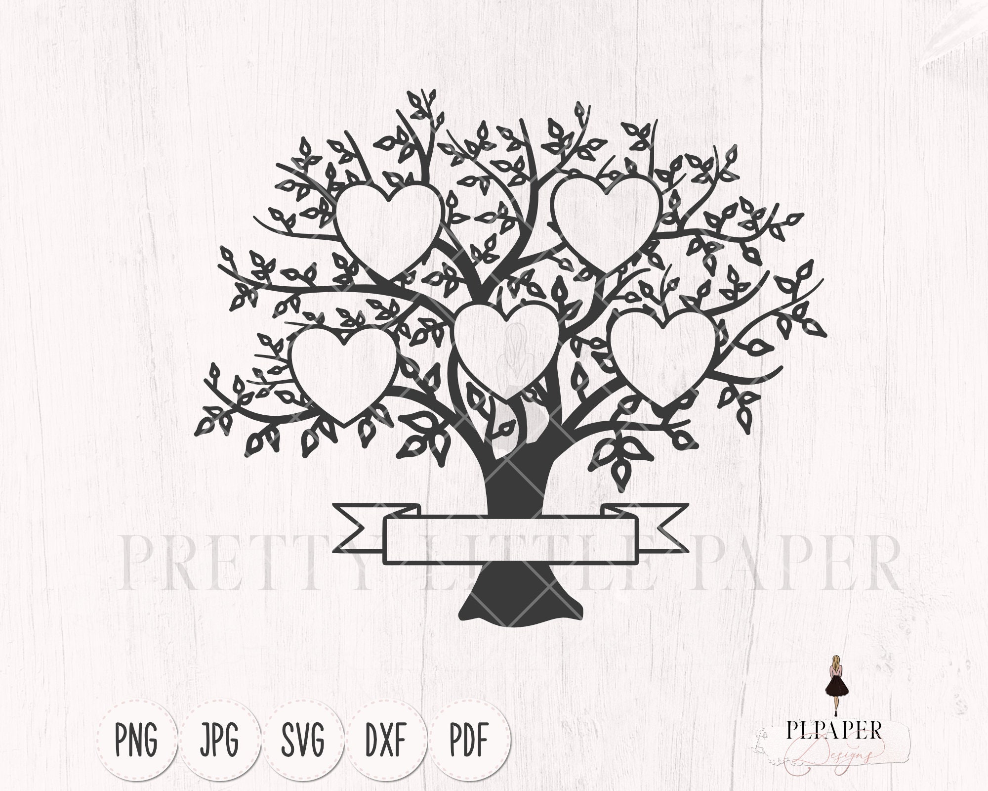 Woodworking & Carpentry Family Tree SVG File for 15 names Family Tree ...