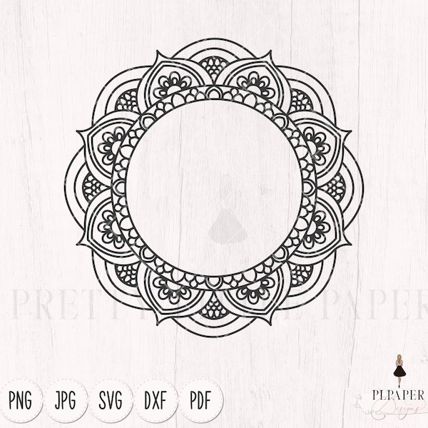 Monogram Frame - Etsy