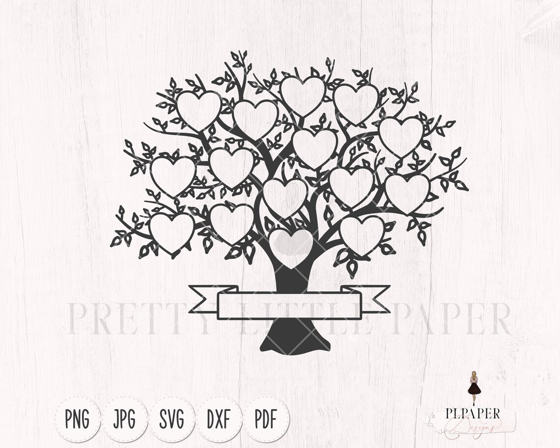 Family Tree Svg 15 Members Family Reunion Svg Custom Family - Etsy