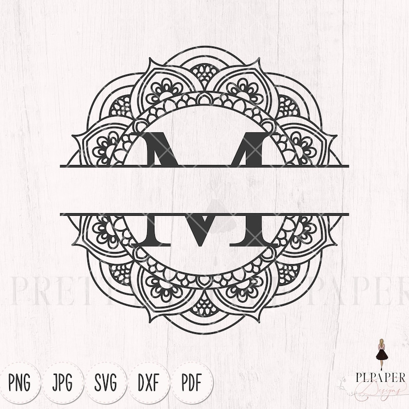 M Monogram Svg - Etsy