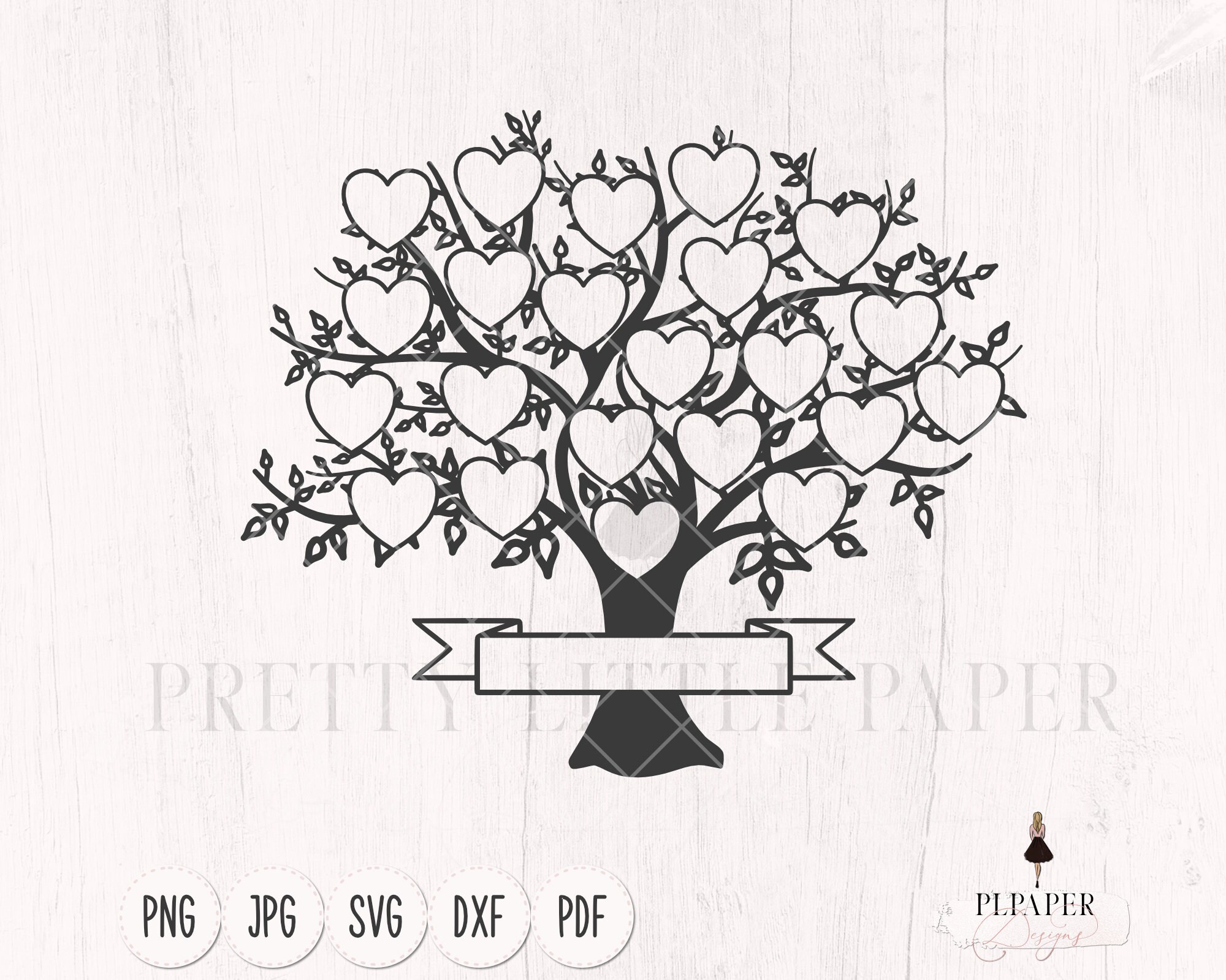 Paper, Party & Kids Materials Papercraft Family tree clipart Family ...