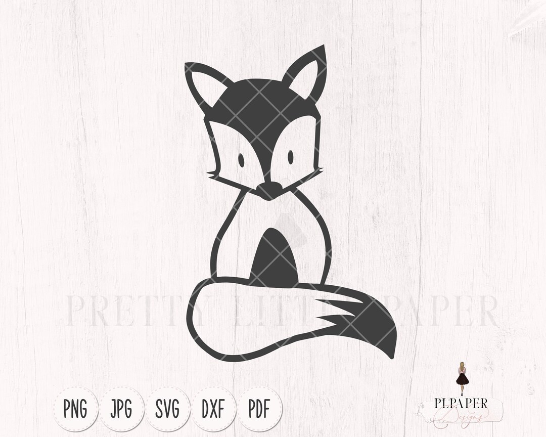 Fox Svg, Baby Fox Svg, Cute Fox Cutfile , Fox Cutting File, Files for ...