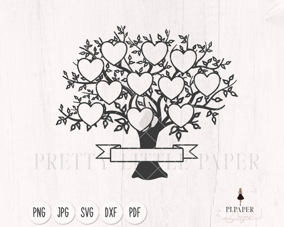 Family Tree Svg 11 Members, Family Reunion Svg, Custom Family Tree Svg ...