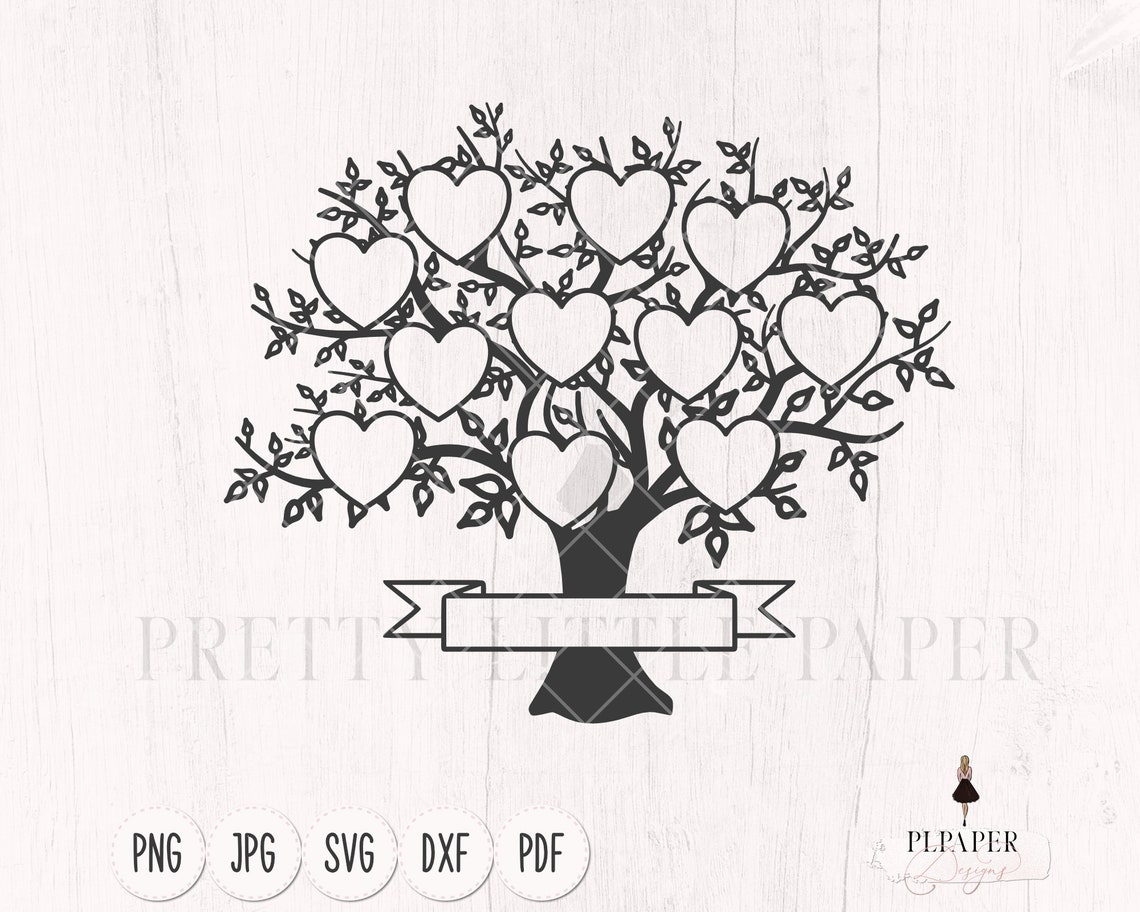Family Tree Svg 11 Members Family Reunion Svg Custom Family | Etsy