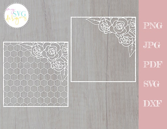 Flower Pattern Svg Geometric Pattern Svg Floral Svg Cut | Etsy