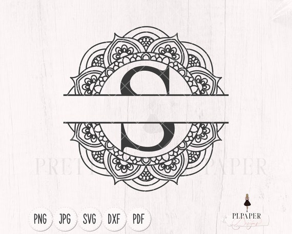 Split Monogram Svg S S Monogram Svg Wreath Monogram Svg - Etsy